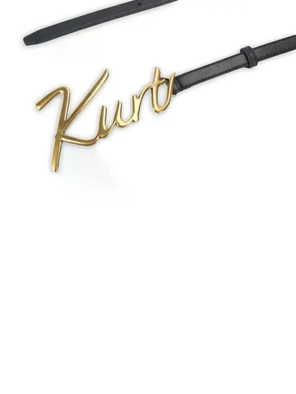 Kurt Geiger Metal-logo Belt