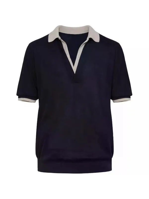 SEVEN GAUGE V-neck Polo Shirt