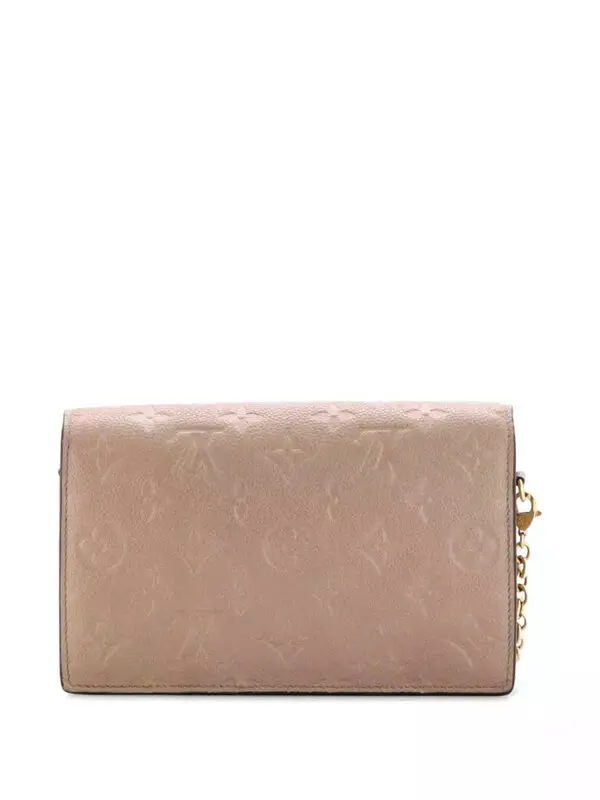 LOUIS VUITTON Vavin Chain Wallet Nm Monogram Empreinte Leather Crossbody Bag - Neutrals