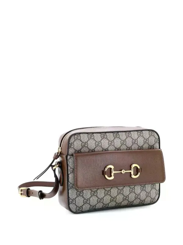 Gucci Horsebit 1955 Flap Pocket Camera Bag - Brown