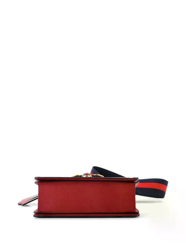 Gucci Queen Margaret Top Handle Gg Coated Canvas Small Satchel - Blue