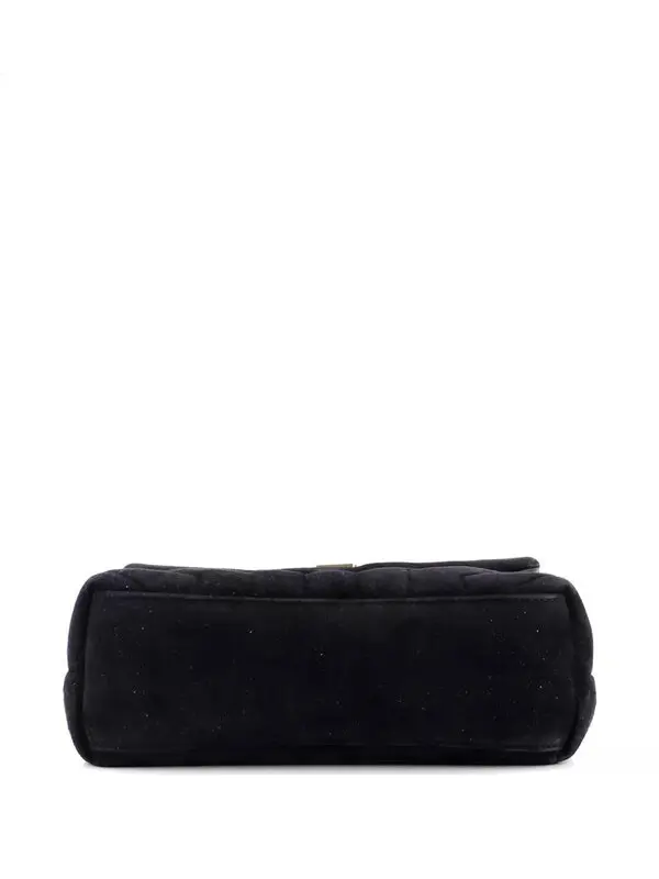 Saint Laurent Loulou Matelasse Chevron Small Shoulder Bag - Black
