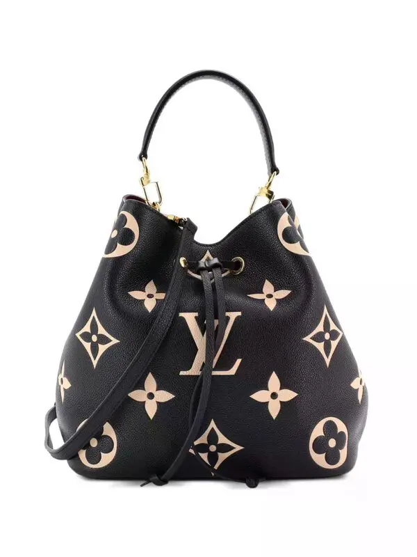 LOUIS VUITTON Neonoe Handbag Bicolor Monogram Empreinte Giant Mm - Black