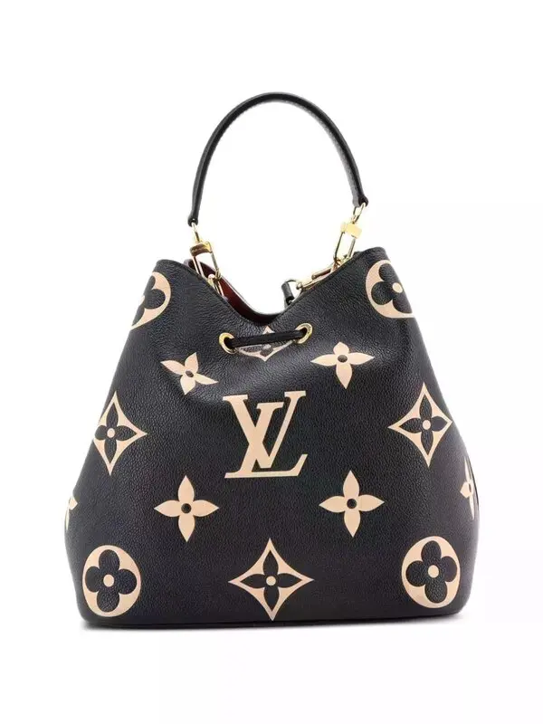 LOUIS VUITTON Neonoe Handbag Bicolor Monogram Empreinte Giant Mm - Black