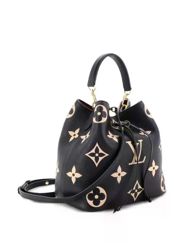 LOUIS VUITTON Neonoe Handbag Bicolor Monogram Empreinte Giant Mm - Black