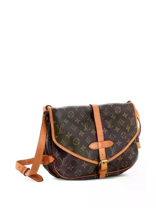 LOUIS VUITTON Saumur Handbag Monogram Canvas 30 - Brown