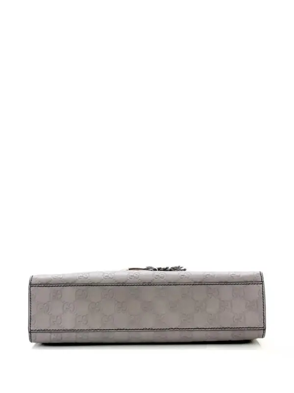Gucci Emily Chain Flap Bag Sisma Leather Medium