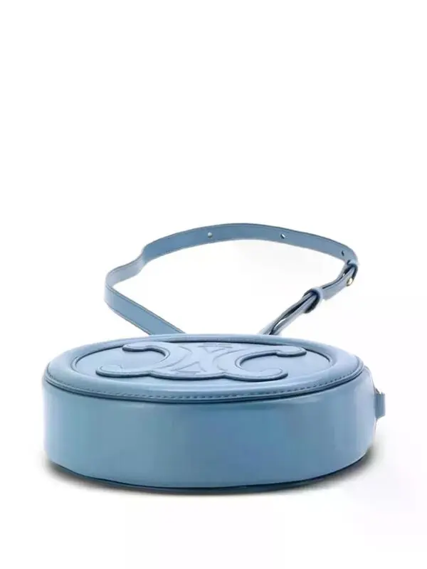 Celine Triomphe Oval Mini Crossbody Bag - Blue