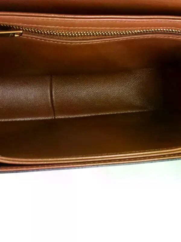 Celine Triomphe Coated Canvas Teen Shoulder Bag - Brown