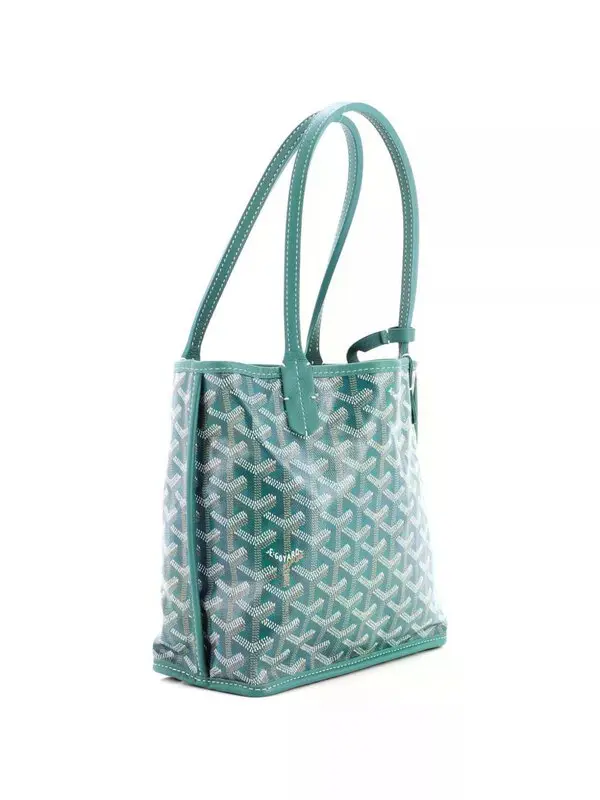 Goyard Anjou Reversible Mini Tote Coated Canvas - Green