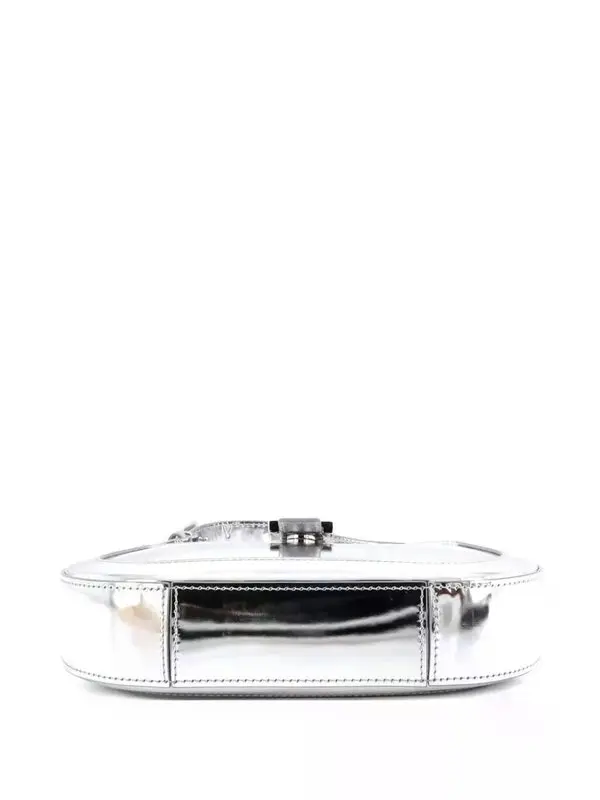 Versace Greca Goddess Small Hobo Bag - Silver