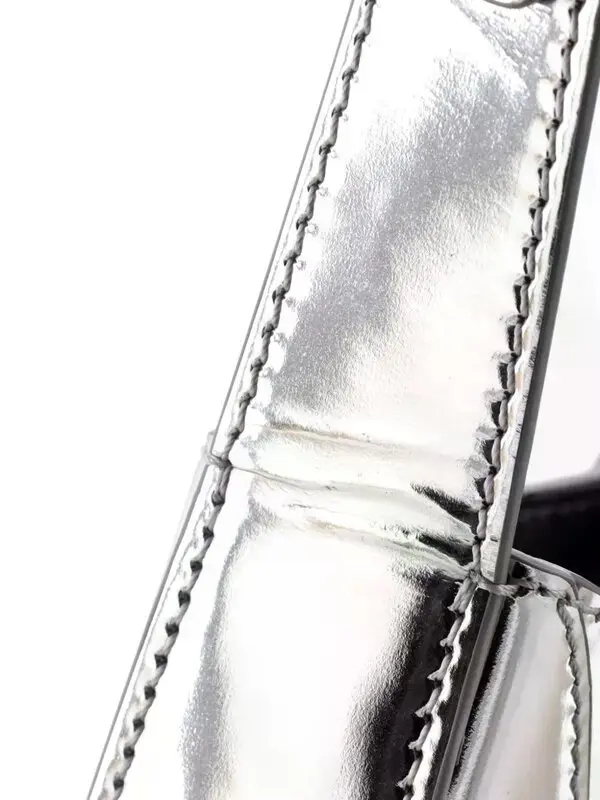 Versace Greca Goddess Small Hobo Bag - Silver