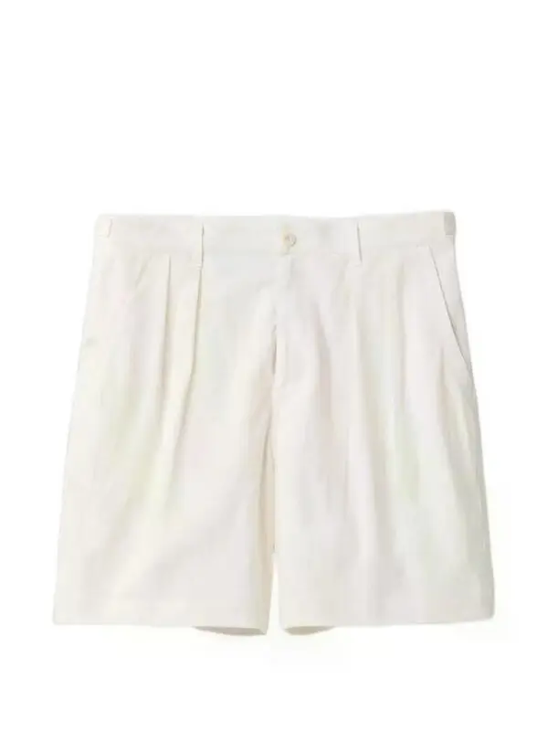 COOR Pleated Linen Shorts