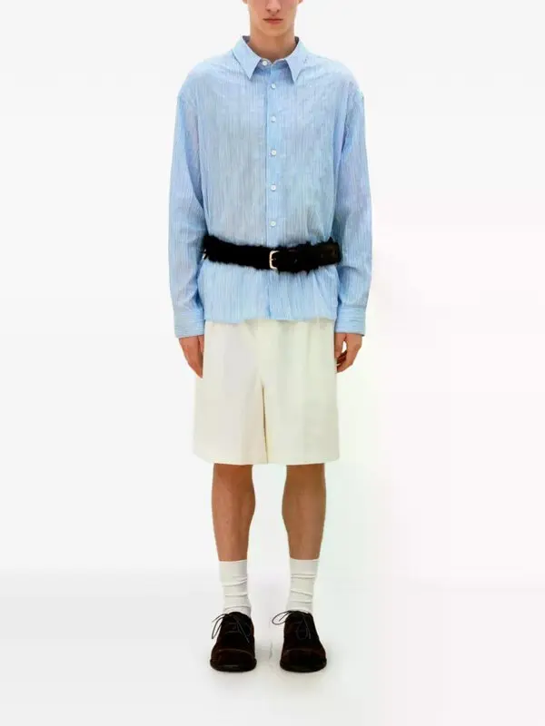 COOR Pleated Linen Shorts