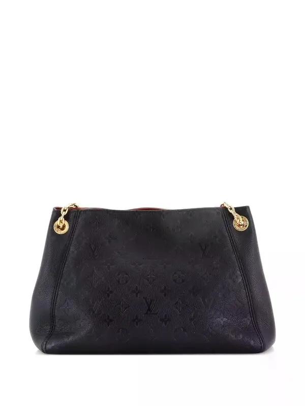 LOUIS VUITTON Anytime Handbag Monogram Empreinte Leather Pm - Black