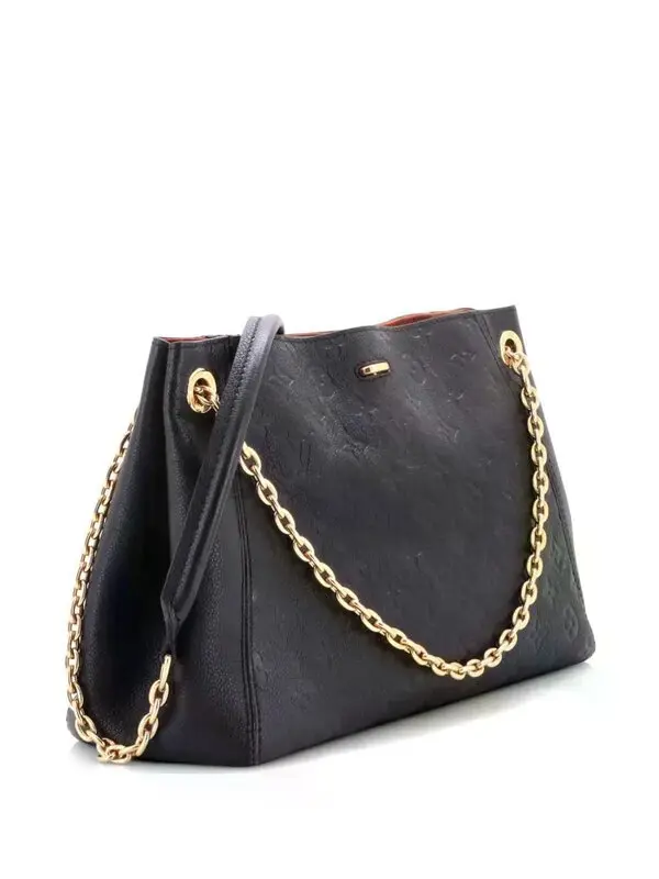 LOUIS VUITTON Anytime Handbag Monogram Empreinte Leather Pm - Black