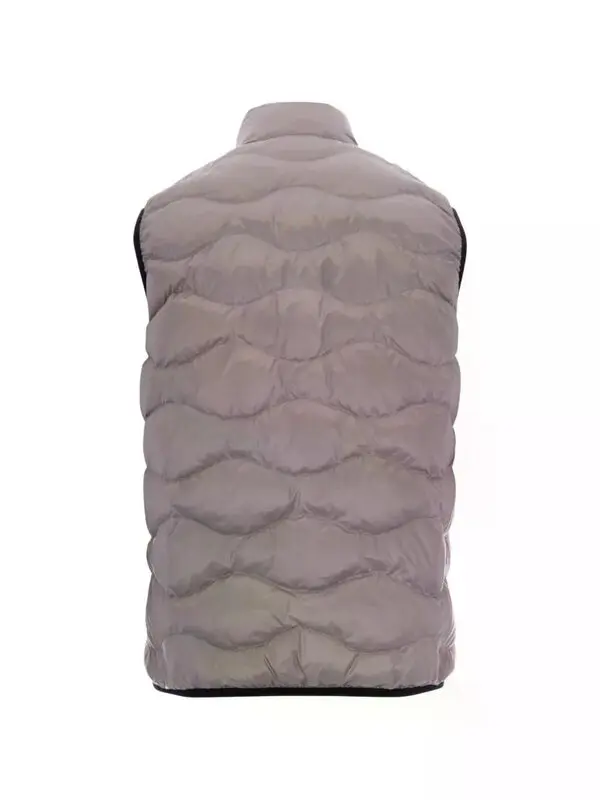 BLAUER. Padded Zip-up Gilet - Grey