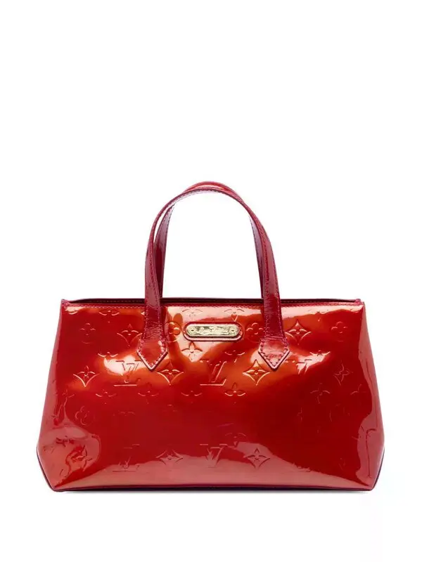 LOUIS VUITTON 2003-2018 Monogram Vernis Wilshire Pm Handbag - Red