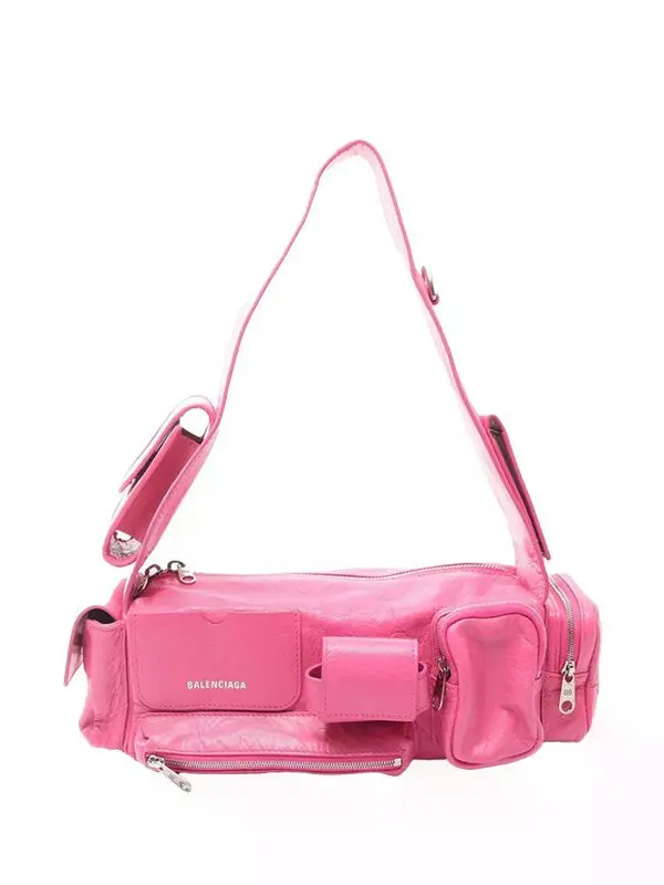 Balenciaga 2010-2025 Leather Superbusy Xs Shoulder Bag - Pink