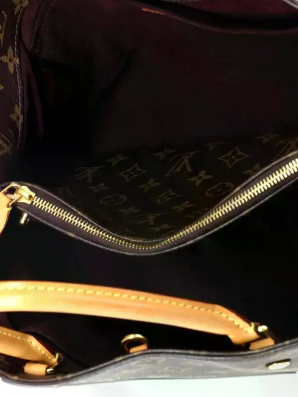 LOUIS VUITTON Montaigne Gm Monogram Canvas Tote Bag - Brown