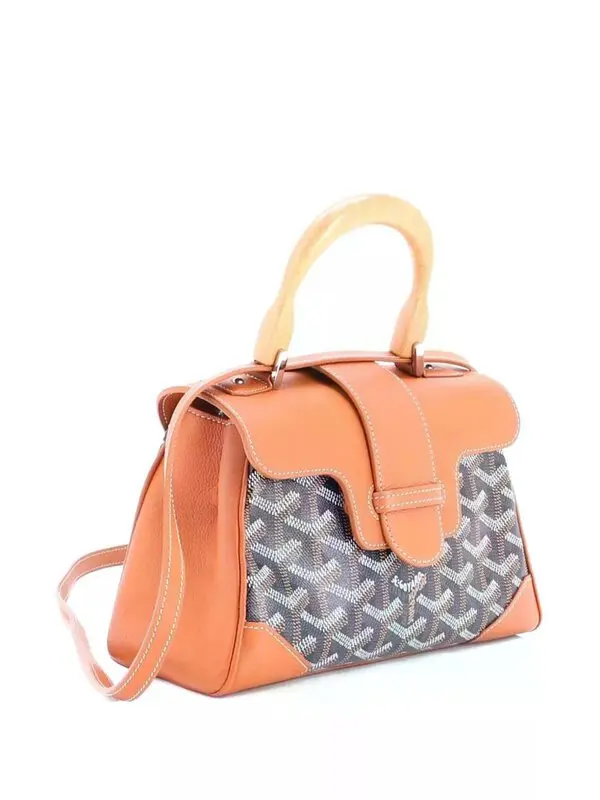 Goyard Saigon Top Handle Mini Shoulder Bag - Brown
