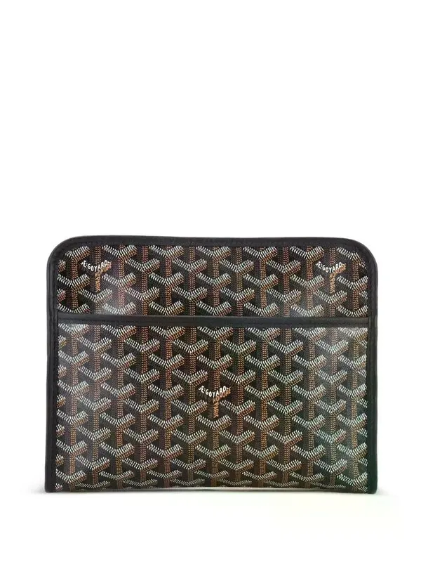 Goyard Jouvence Toiletry Pouch Coated Canvas Mm - Black