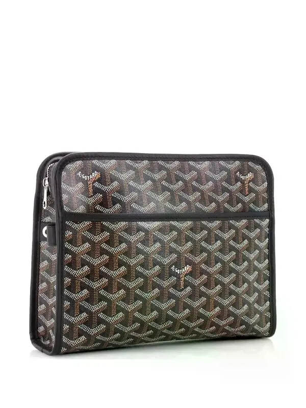 Goyard Jouvence Toiletry Pouch Coated Canvas Mm - Black