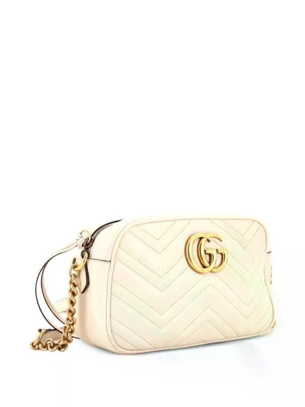Gucci Gg Marmont Small Shoulder Bag - Neutrals