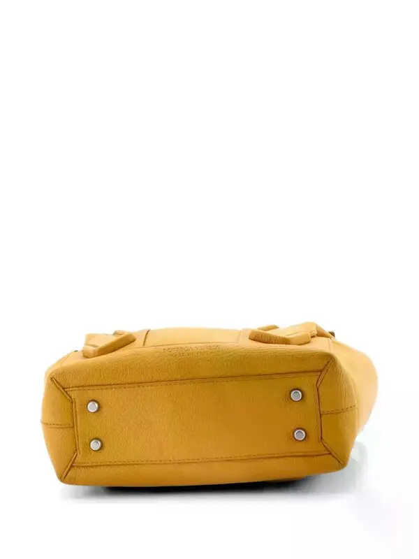 Bottega Veneta Arco Intrecciato Leather Small Shoulder Bag - Yellow