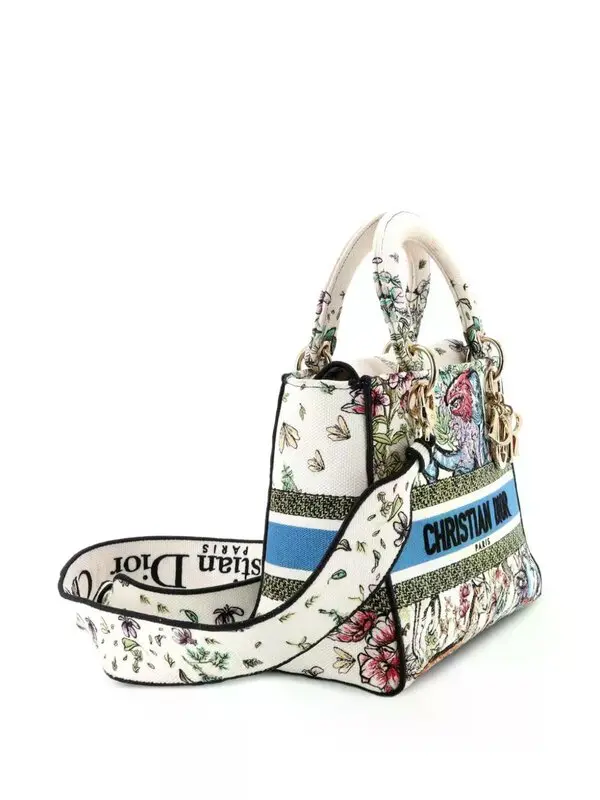 Dior Lady D-lite Medium Satchel - Blue