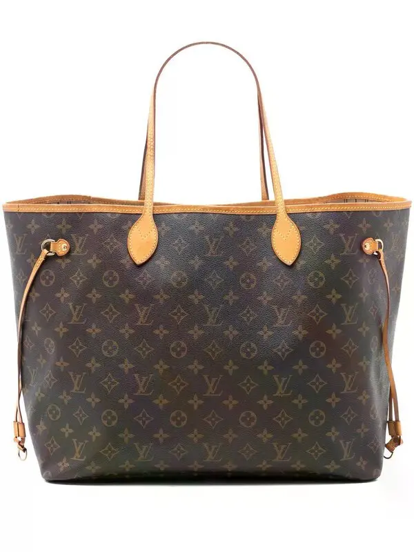 LOUIS VUITTON 2012 Monogram Neverfull Gm Tote Bag - Brown