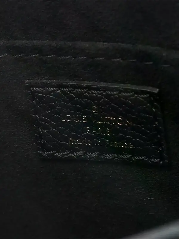 LOUIS VUITTON 2021-2025 Bicolor Monogram Empreinte Petit Sac Plat - Black