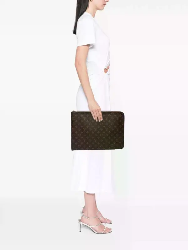 LOUIS VUITTON 1996 Monogram Poche Documents Portfolio