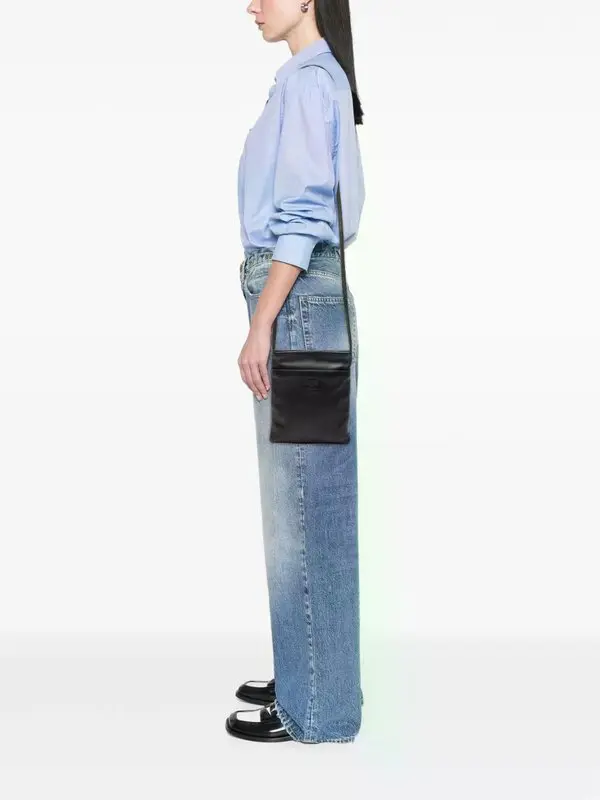 Loewe Nappa Anagram Crossbody Shoulder Bag - Black