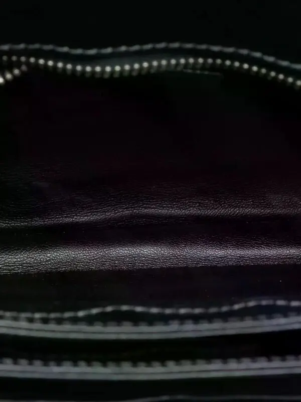Prada Saffiano Lux And Tessuto Chain Crossbody Bag