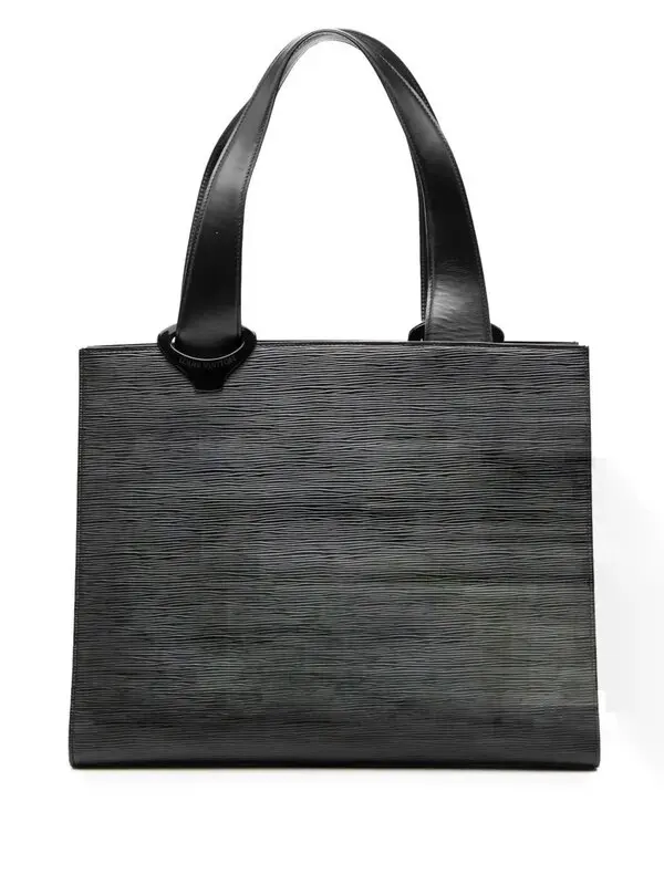 LOUIS VUITTON 2001 Epi Gemeaux Tote Bag - Black