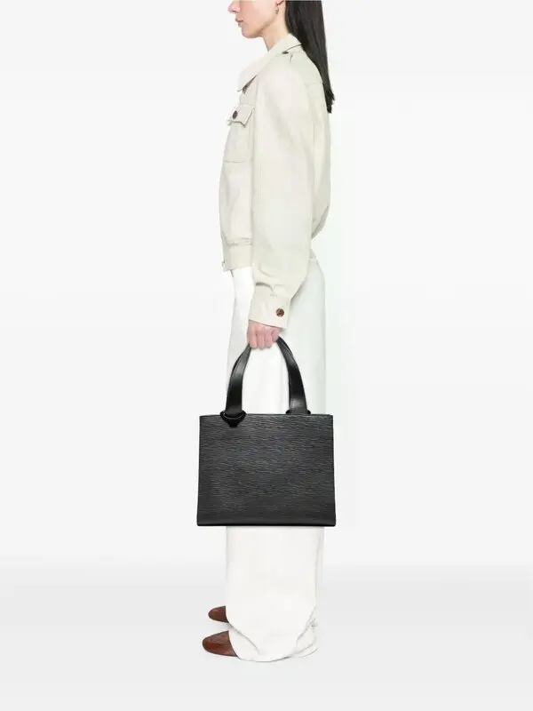 LOUIS VUITTON 2001 Epi Gemeaux Tote Bag - Black