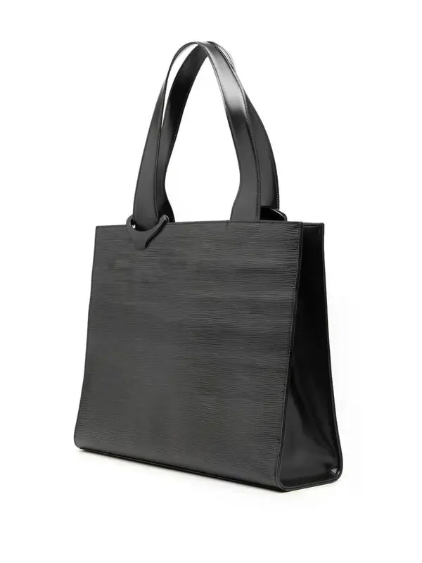 LOUIS VUITTON 2001 Epi Gemeaux Tote Bag - Black