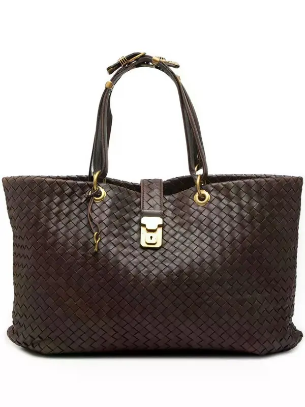 Bottega Veneta 2007 Large Nappa Intrecciato Capri Tote Bag