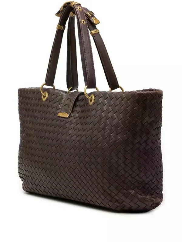 Bottega Veneta 2007 Large Nappa Intrecciato Capri Tote Bag