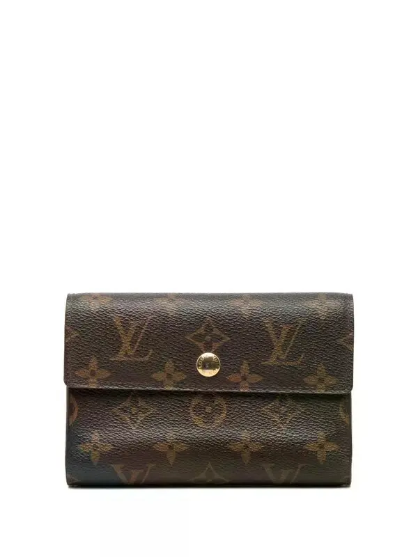 LOUIS VUITTON 2009 Monogram Alexandra Wallet Small Wallets - Brown