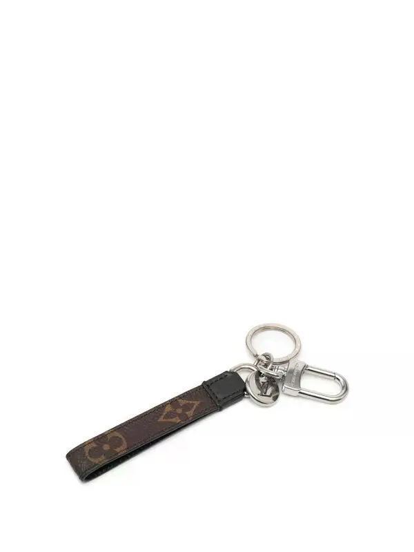 LOUIS VUITTON 2024 Monogram Dragonne Bag Charm And Holder Key Chain - Brown