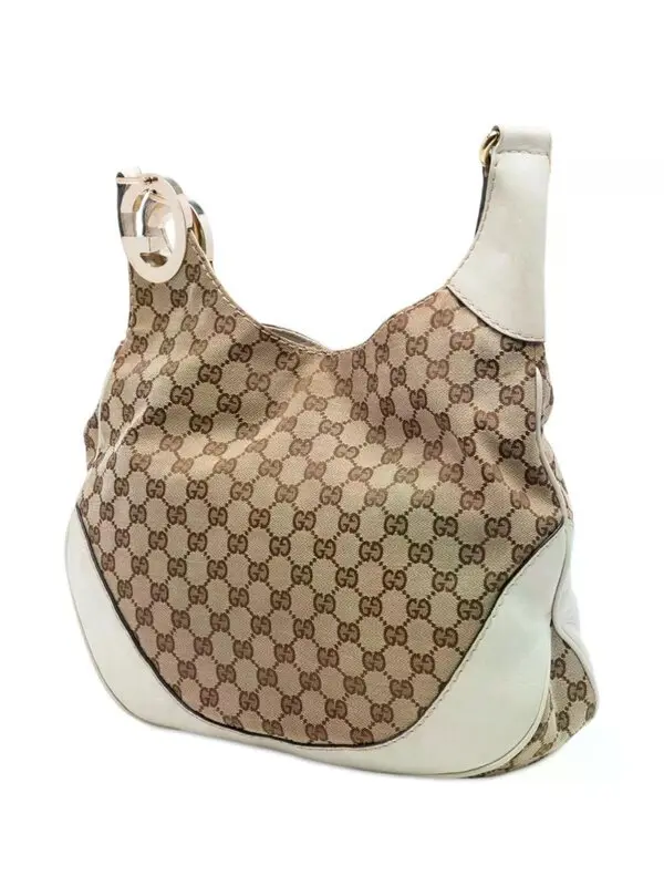 Gucci Gg Canvas Charlotte Crossbody Bag - White