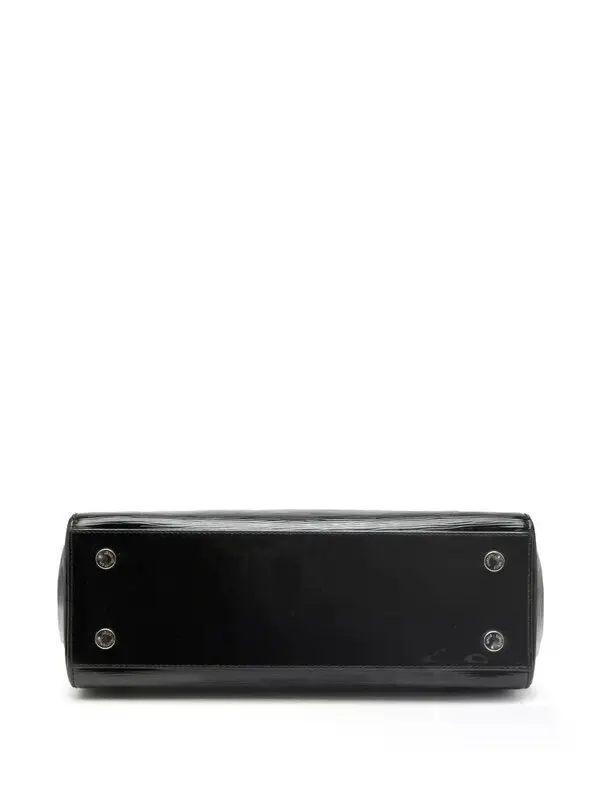 LOUIS VUITTON 2014 Electric Epi Brea Mm Satchel - Black
