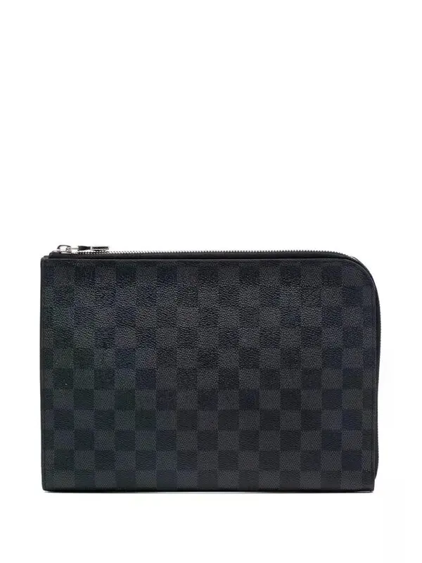 LOUIS VUITTON Damier Graphite Pochette Jour Mm Clutch - Black