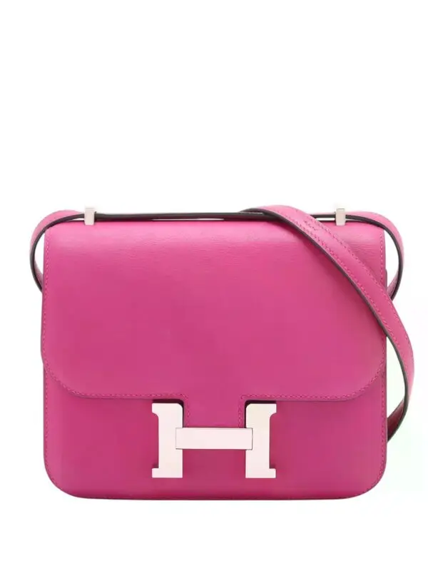 Hermès 2017 Mini Constance 18 Crossbody Bag - Pink