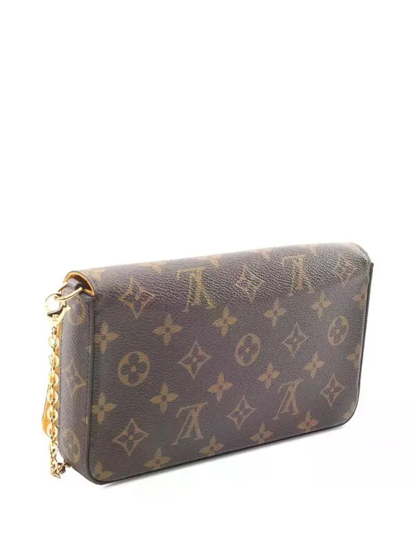 LOUIS VUITTON 2010-2025 Monogram Vivienne Holiday Pochette Felicie - Brown