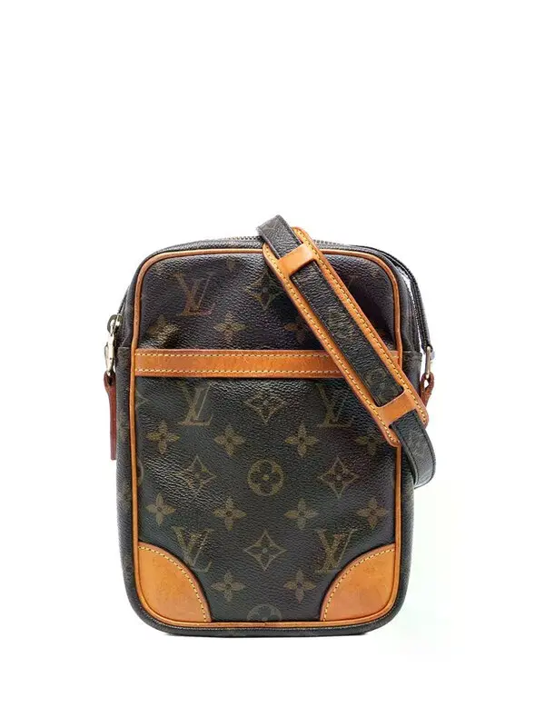 LOUIS VUITTON 1999 Monogram Danube Crossbody Bag - Brown