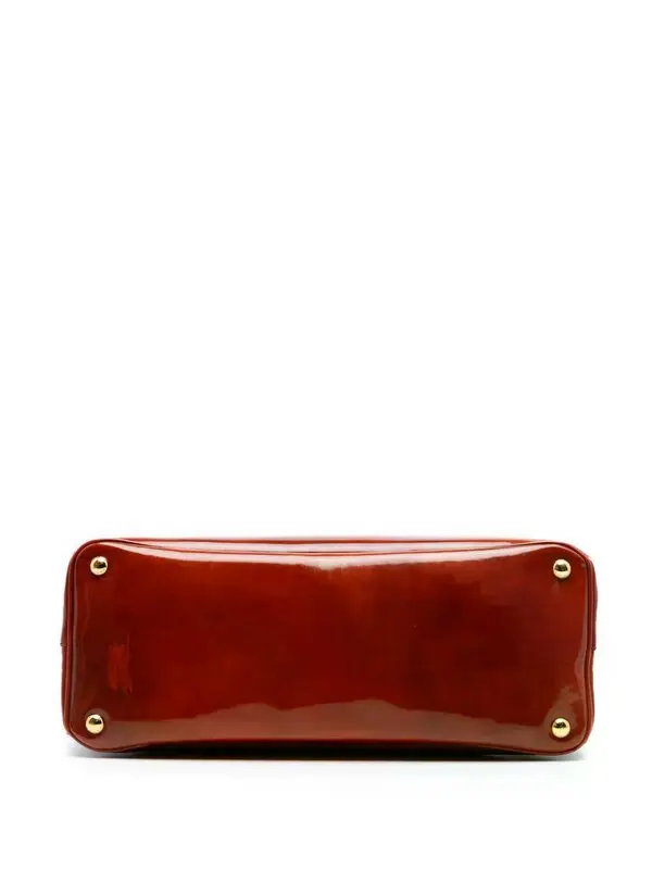 Prada Spazzolato Parabole Tote Bag - Brown