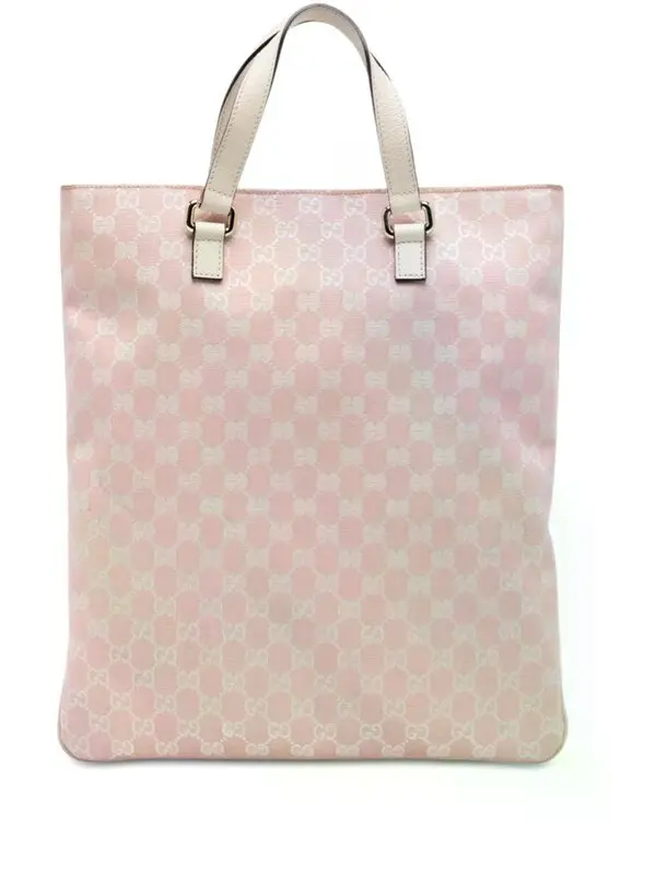 Gucci Gg Canvas Tote Bag - Pink